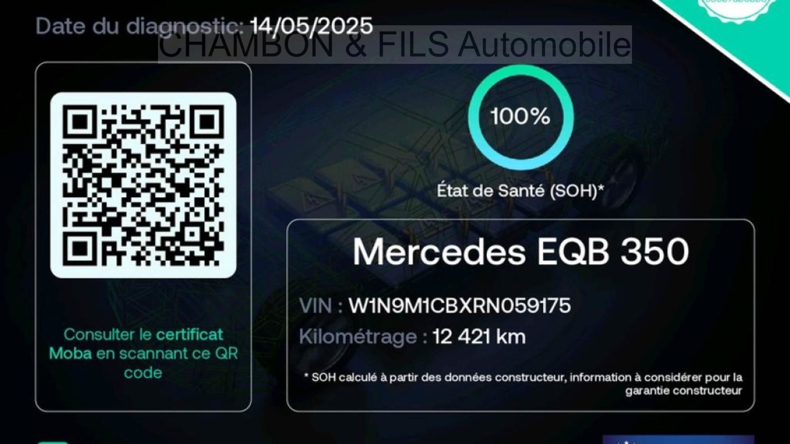 Mercedes-Benz EQB LA GRAND'CROIX - 348099 - SARL P CHAMBON & FILS